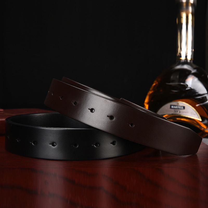 Headless Cowhide Leather Belt Headless Cowhide Leather Belt